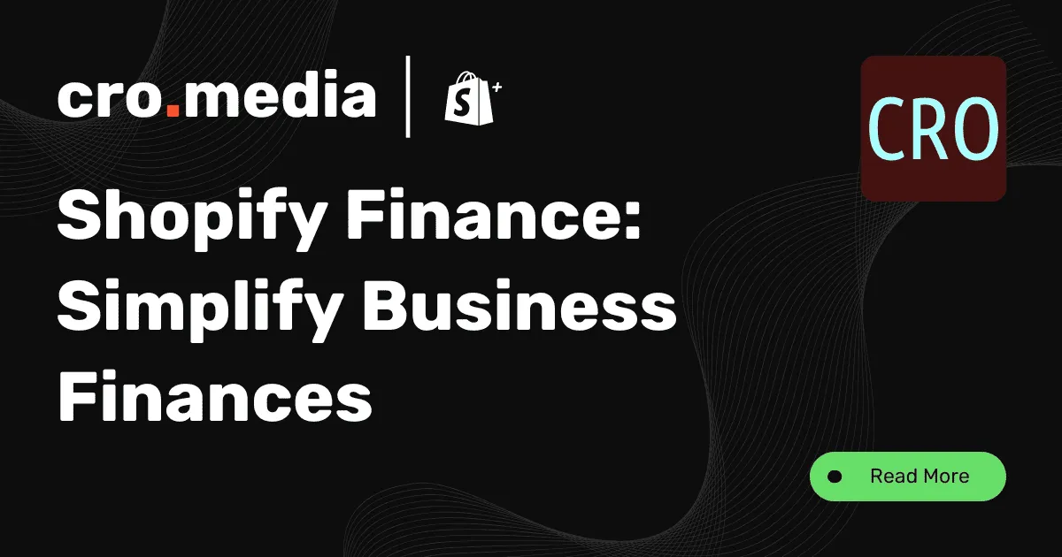Shopify Finance: Simplify Business Finances